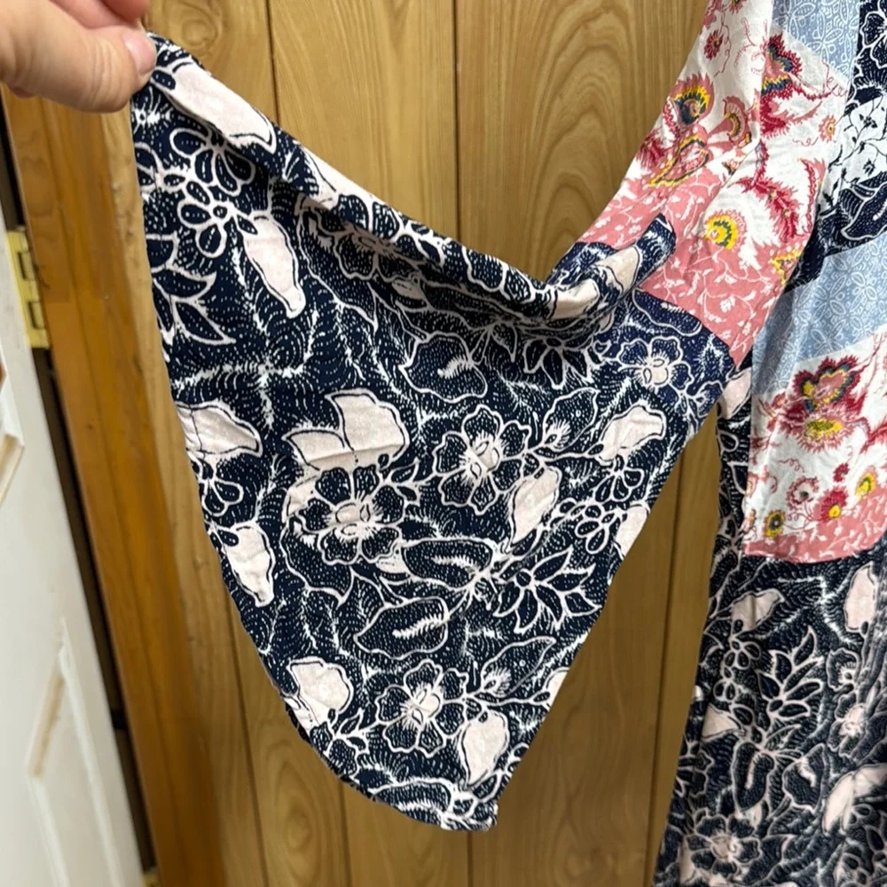 True Craft | Tops | Womens True Craft Multicolor Floral Bell Sleeve ...